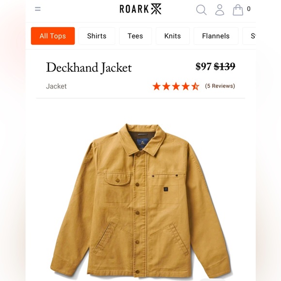 Roark | Jackets & Coats | Roark Xl Deck Hand Canvas Jacket | Poshmark